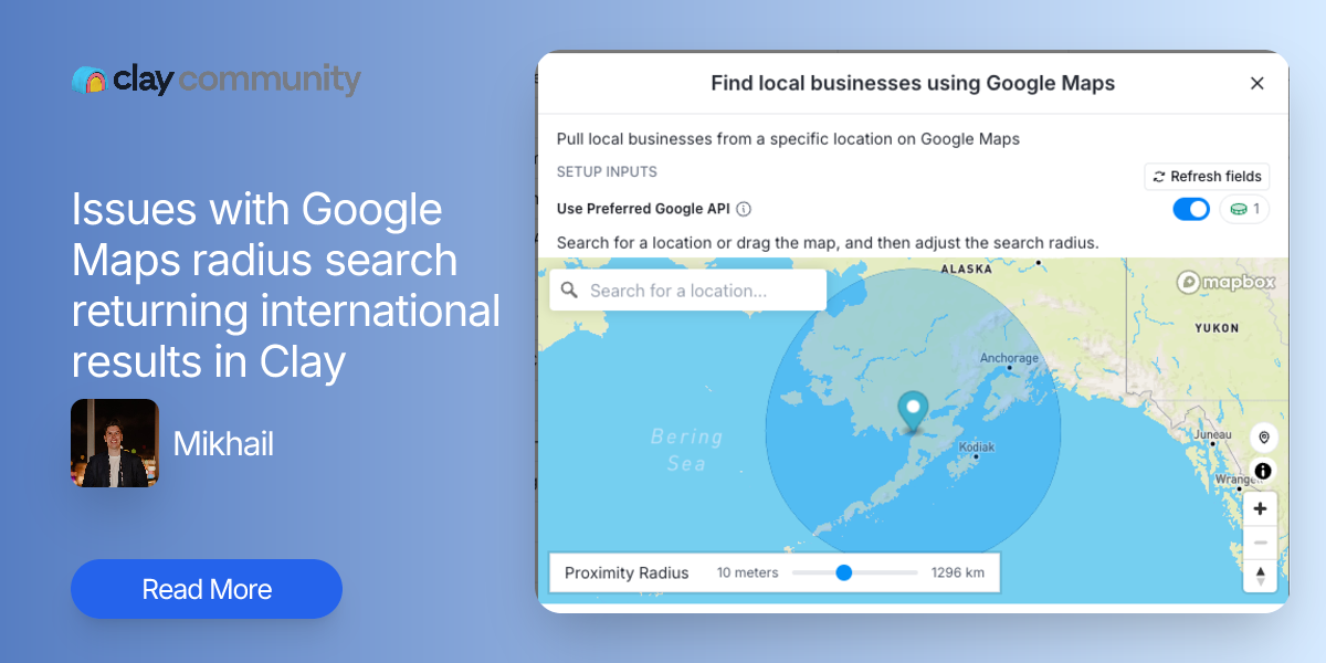 Issues with Google Maps radius search returning international results ...